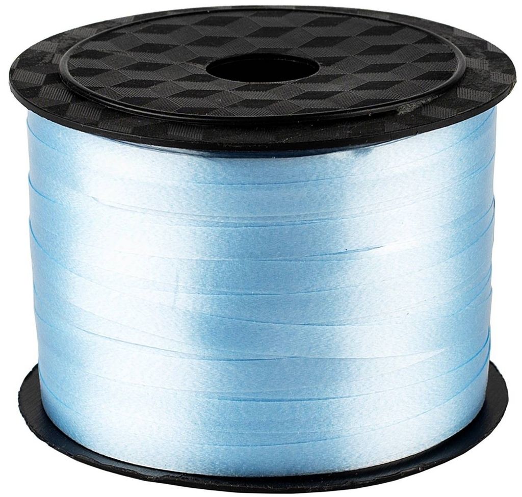 Light Blue Poly Ribbon for Helium Filled Balloons Wedding Birthday ...